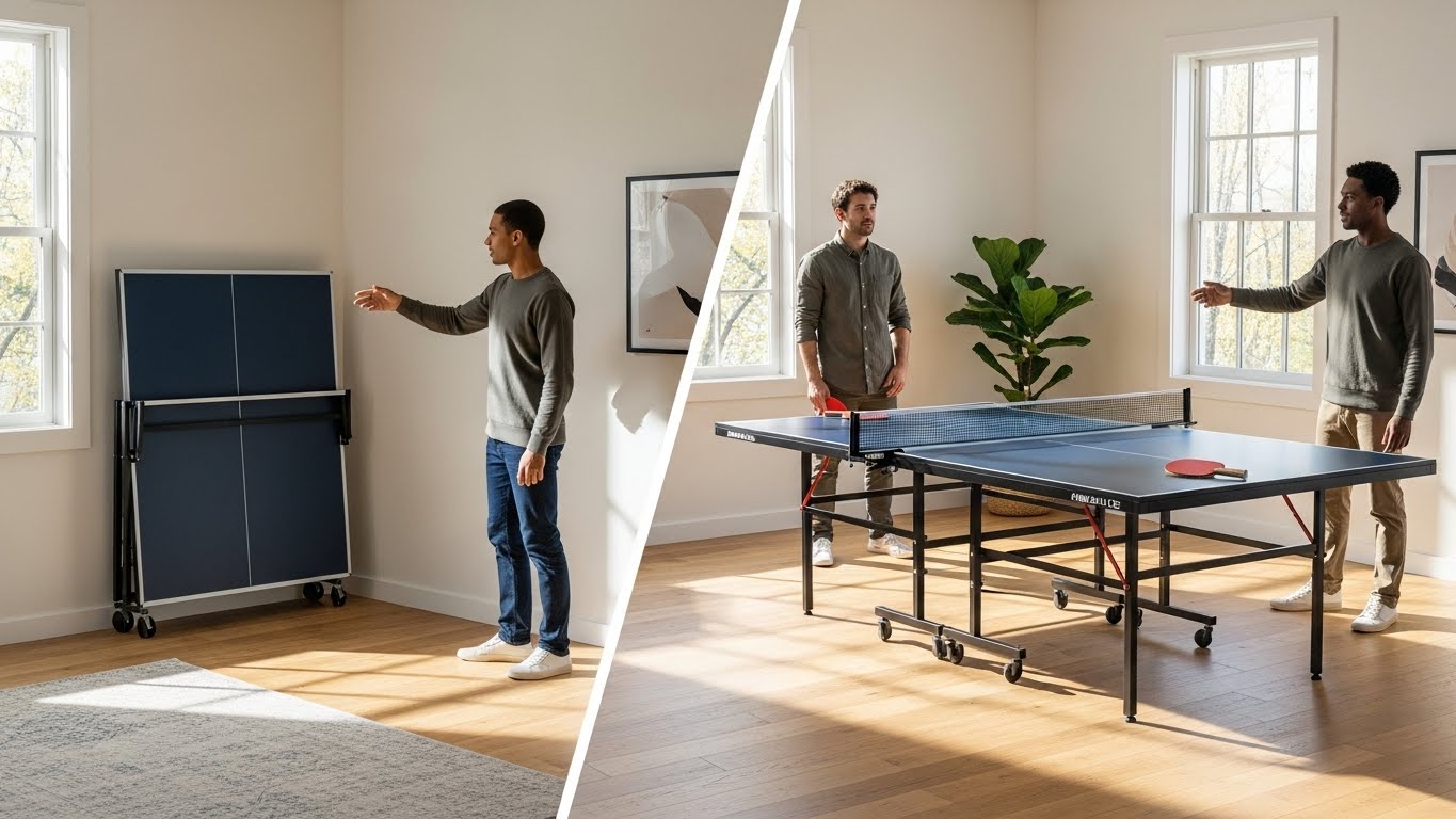 Foldable vs Stationary Ping Pong Tables: Best Choice — Game Room Shop