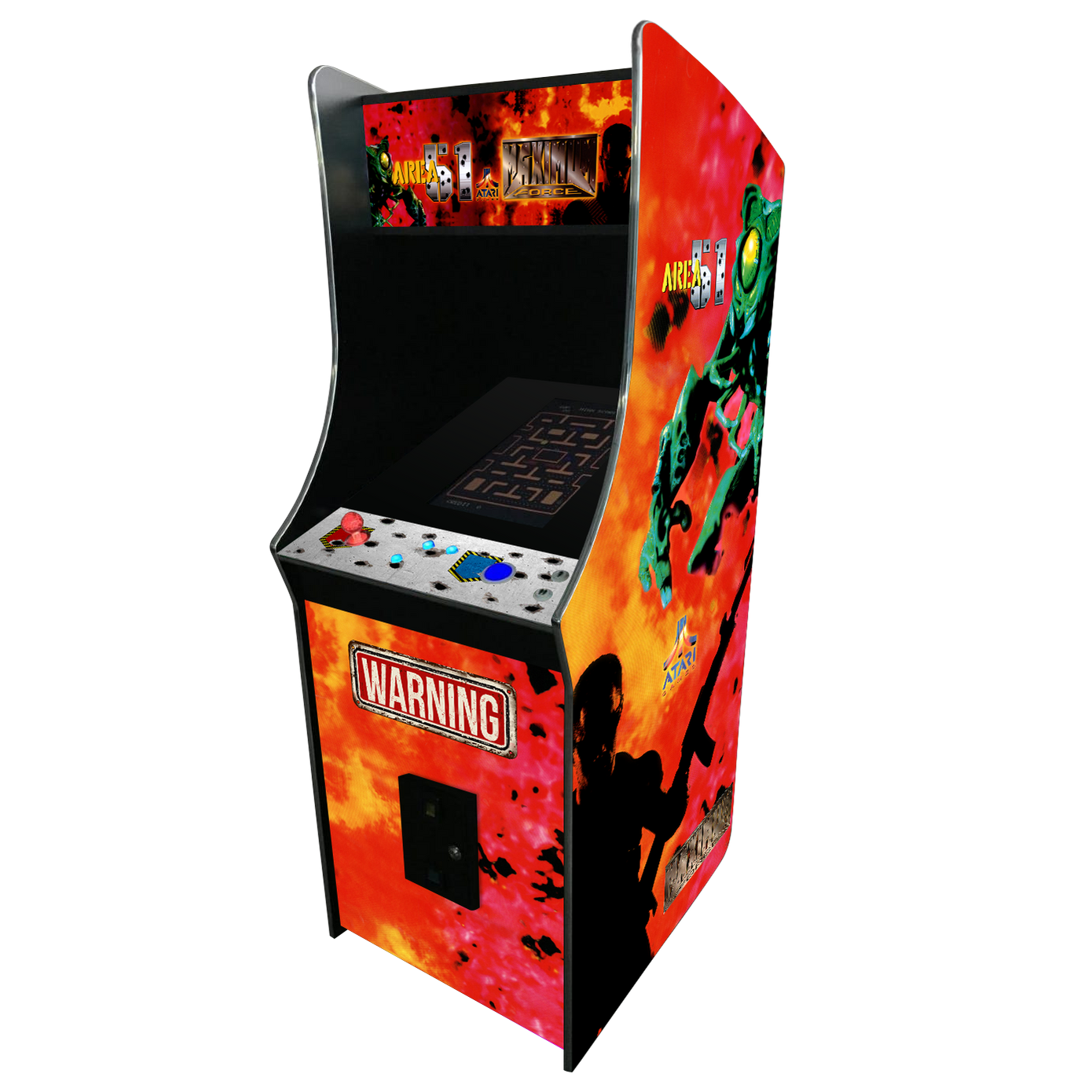 Pac-Man Style Arcade Cabinet Multicade — Game Room Shop