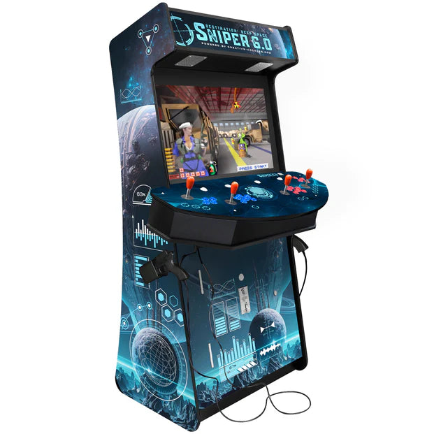 Creative Arcades Sniper 6.0 Light Blaster Stand Up Arcade Game — Game ...