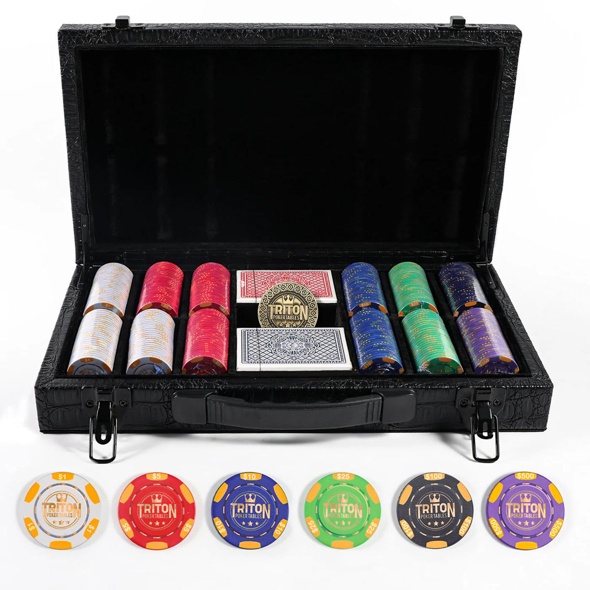 Triton Premium Poker Chips Sets — Game Room Shop