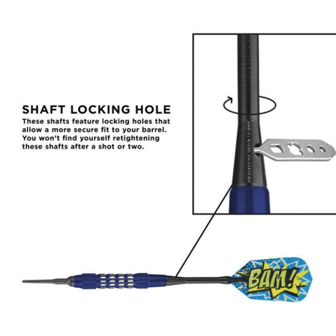 Viper Comix BAM! Soft Tip Darts Blue 18 Grams — Game Room Shop