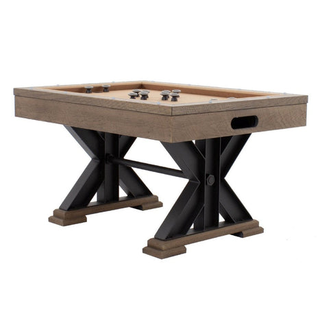 Berner Billiards The Weathered Rectangular Slate Bumper Pool Table ...