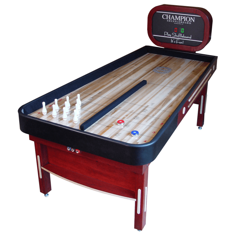 Champion 7' Bank Shot Rebound Shuffleboard Table — Game Room Shop