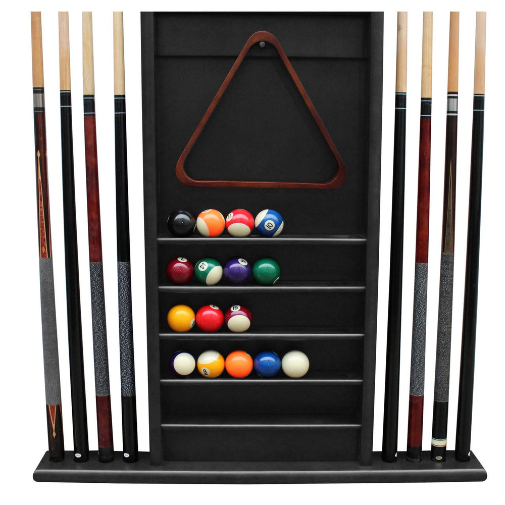 Playcraft Premium Hardwood Billiard Wall Racks — Game Room Shop